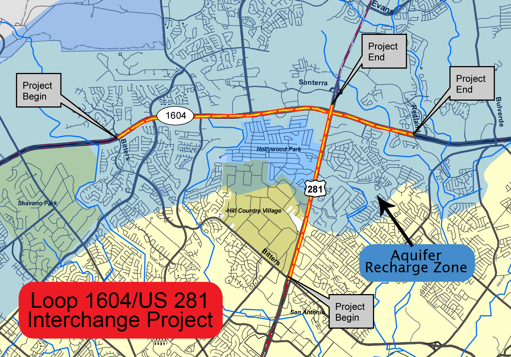 AGUA Sues Over US 281 Loop 1604 Construction